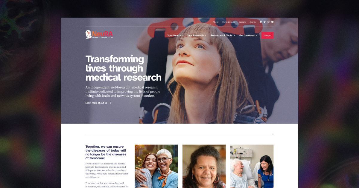 NeuRA | Mango Chutney | A full-service creative digital agency based in Adelaide